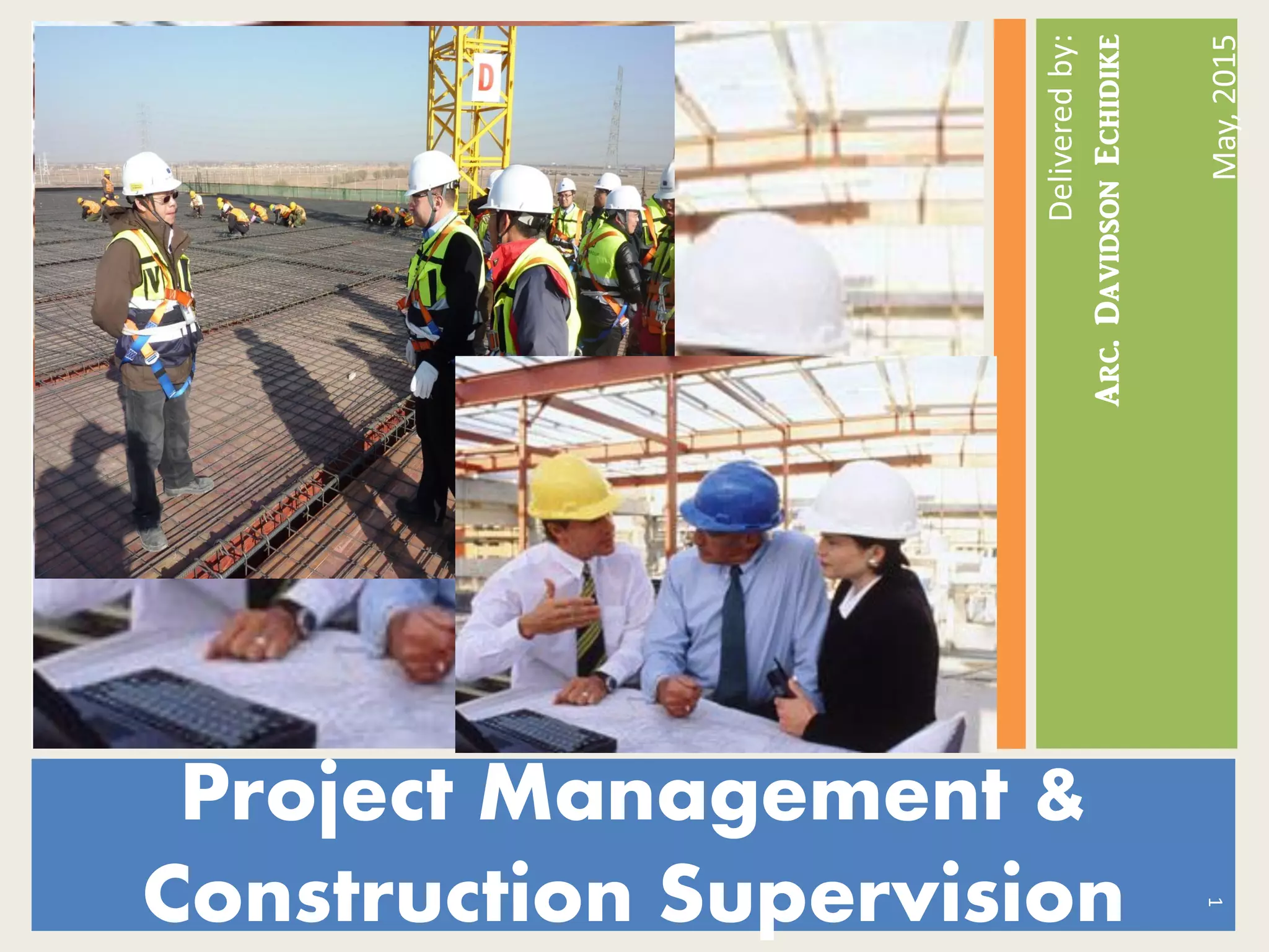 PROJECT CONSTRUCTION SUPERVISOR AND SUPERVISION | PDF