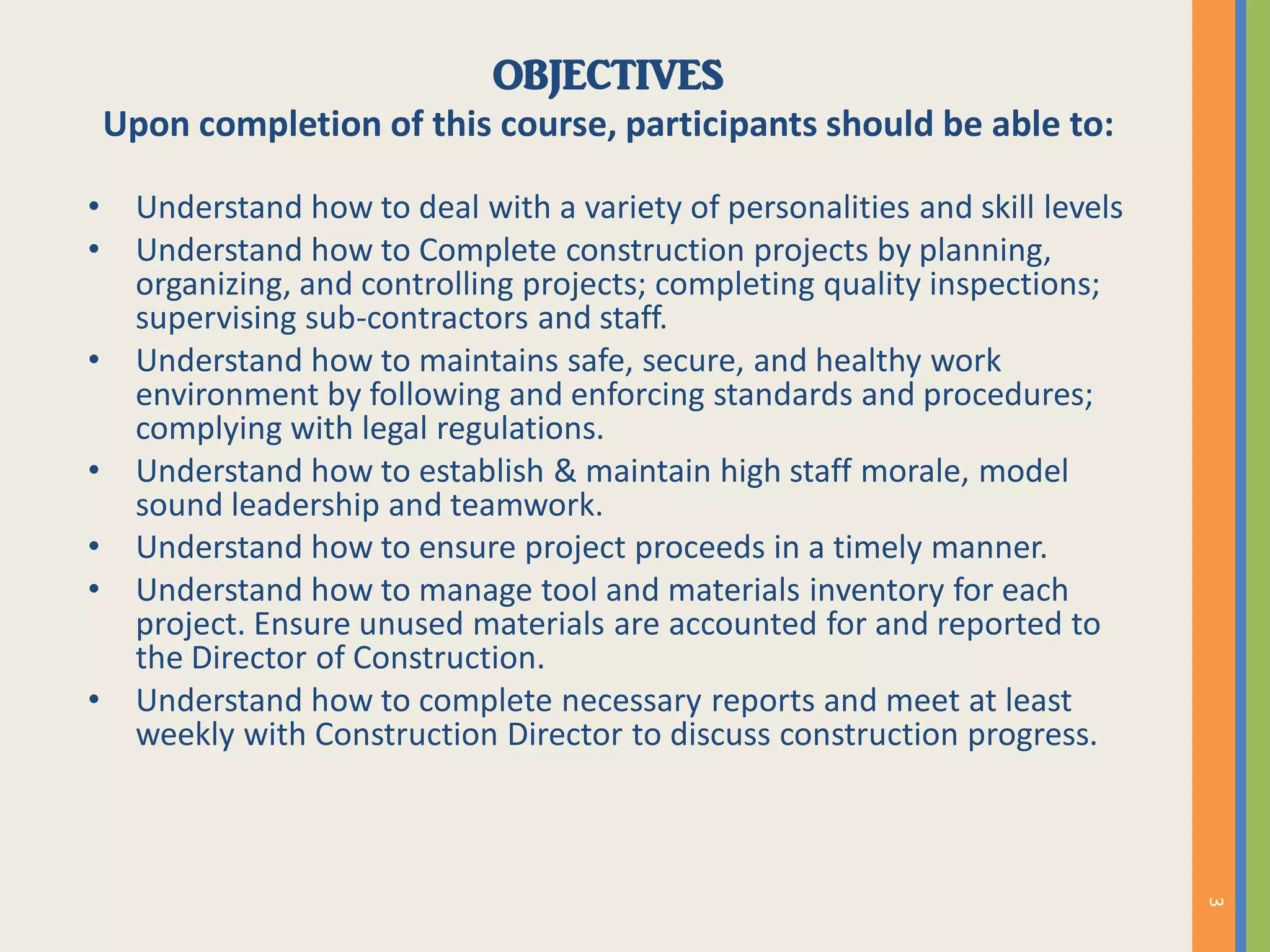 PROJECT CONSTRUCTION SUPERVISOR AND SUPERVISION | PDF