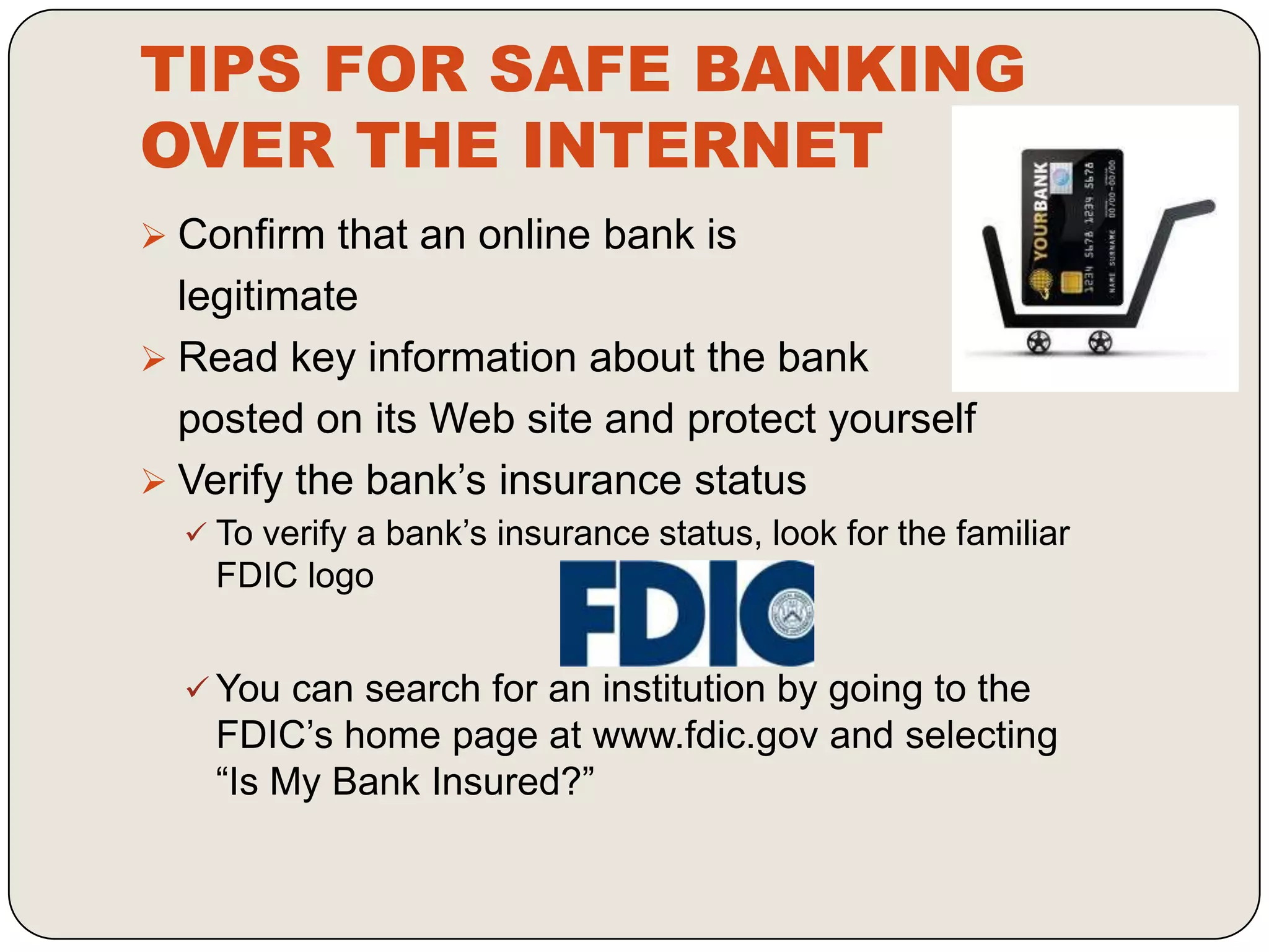 Paper presentation on internet banking | PPT