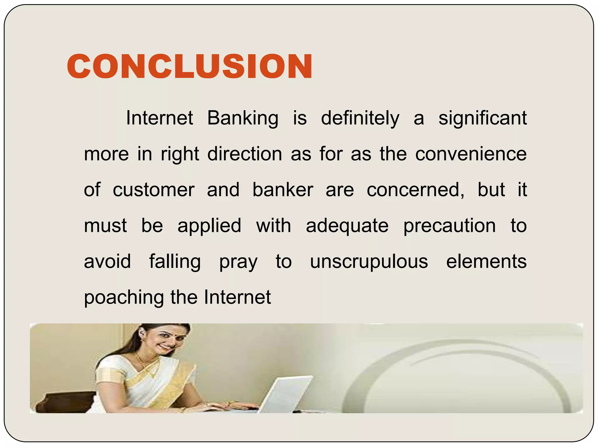 Paper presentation on internet banking | PPT
