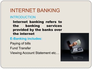 Paper presentation on internet banking | PPT
