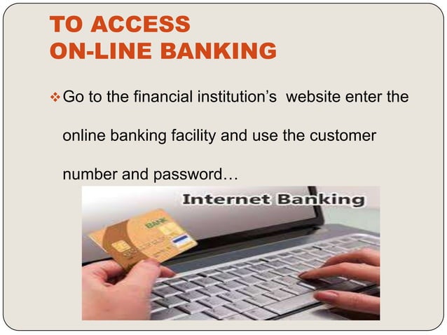 Paper presentation on internet banking | PPT