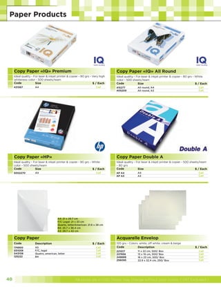 Paper Products | PDF