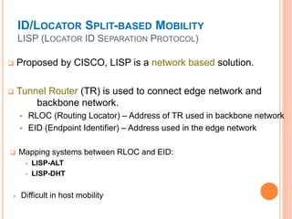 Locator ID Separation Using Device Unique ID | PPT