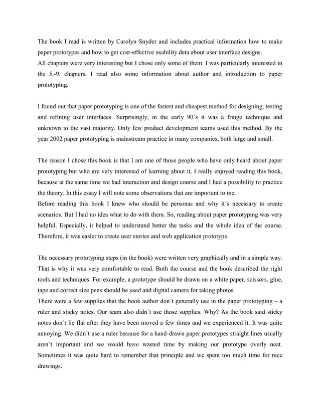 Paper prototyping | PDF