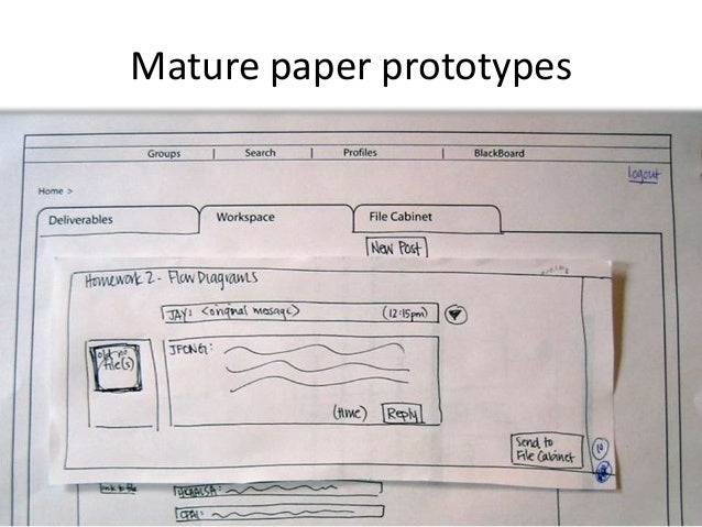 Paper prototyping