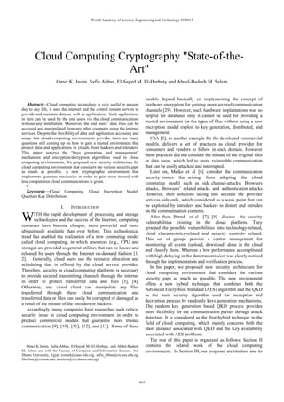 Paper published | PDF
