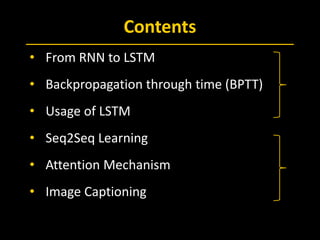 RNN and sequence-to-sequence processing | PPT