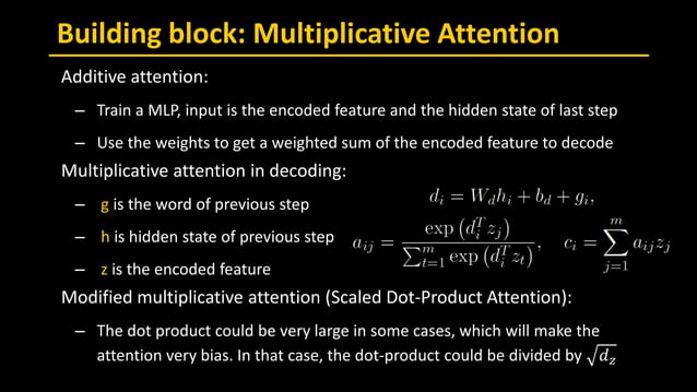 Use CNN for Sequence Modeling | PPT