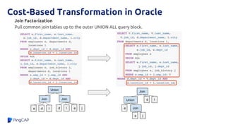 Paper reading: Cost-based Query Transformation in Oracle | PPTX | Databases | Computer Software ...