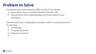 Paper reading: Cost-based Query Transformation in Oracle | PPTX | Databases | Computer Software ...