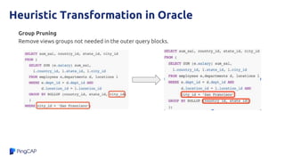 Paper reading: Cost-based Query Transformation in Oracle | PPTX | Databases | Computer Software ...