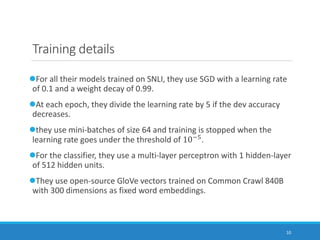 [Paper Reading] Supervised Learning of Universal Sentence ...