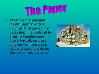 Paper recycling | PPT
