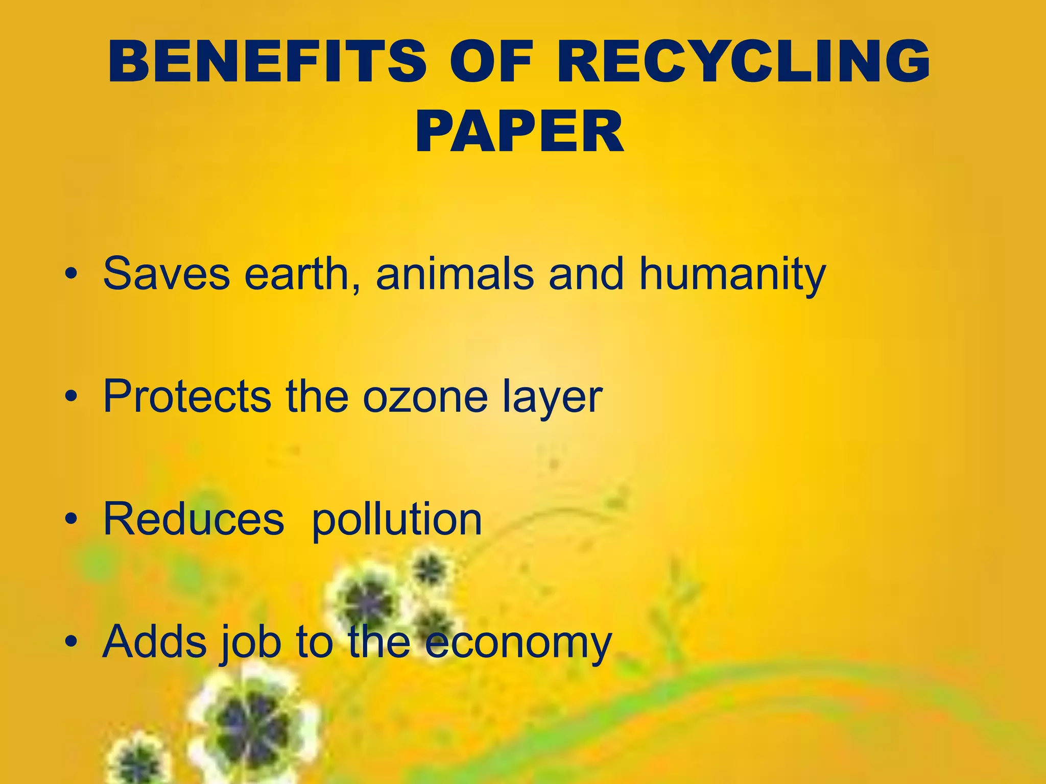 Paper recycling | PPTX