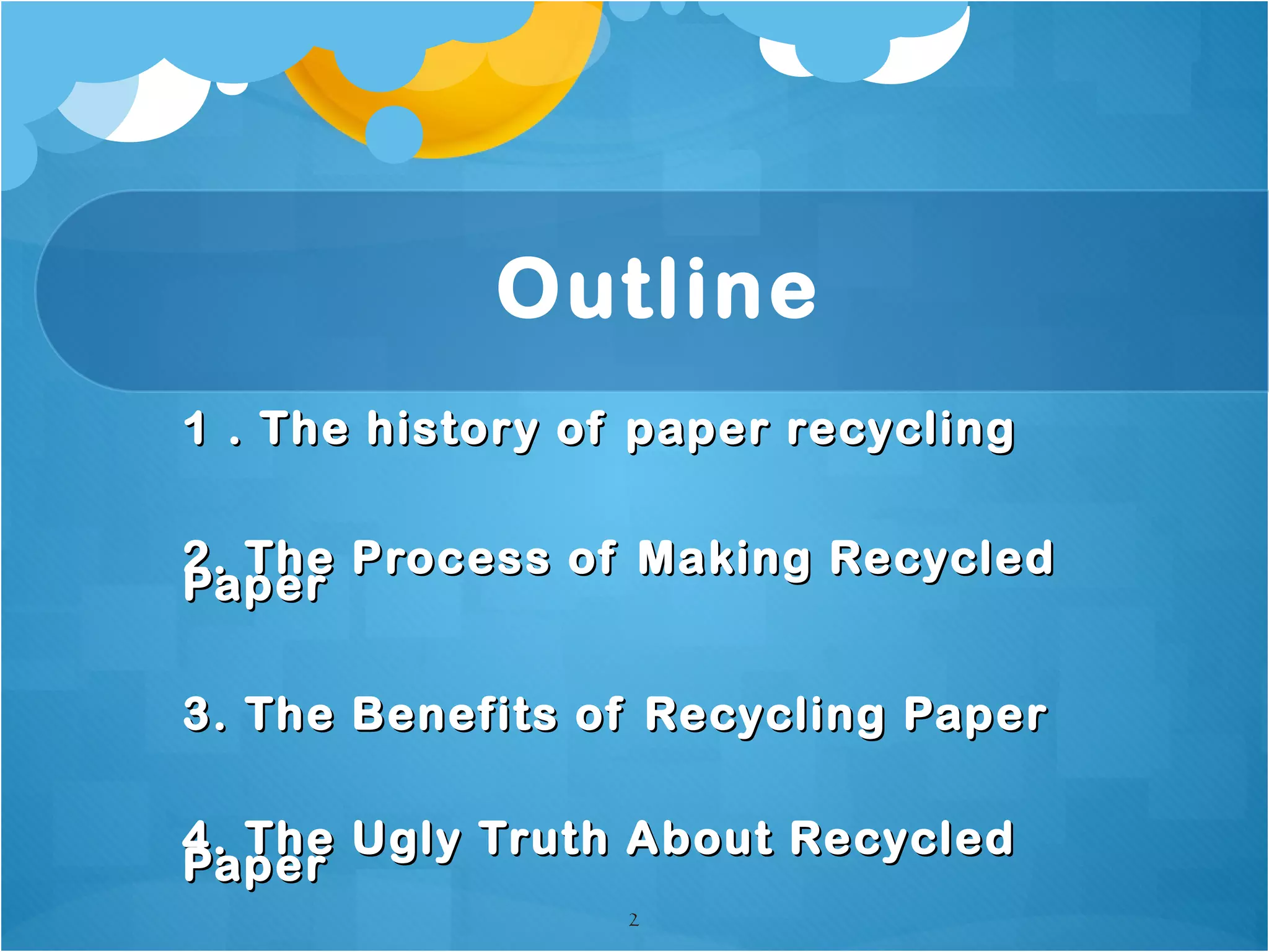 Paper recycling | PPT