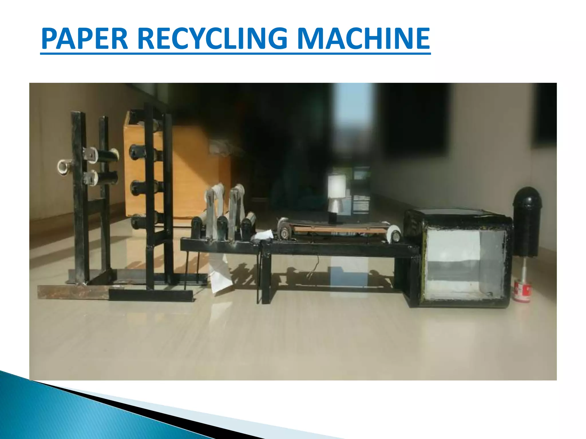 Paper recycling machine | PPTX