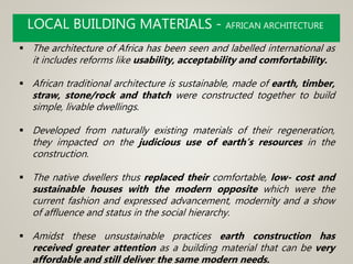 Paper Review of Local building materials: affordable strategy for ...
