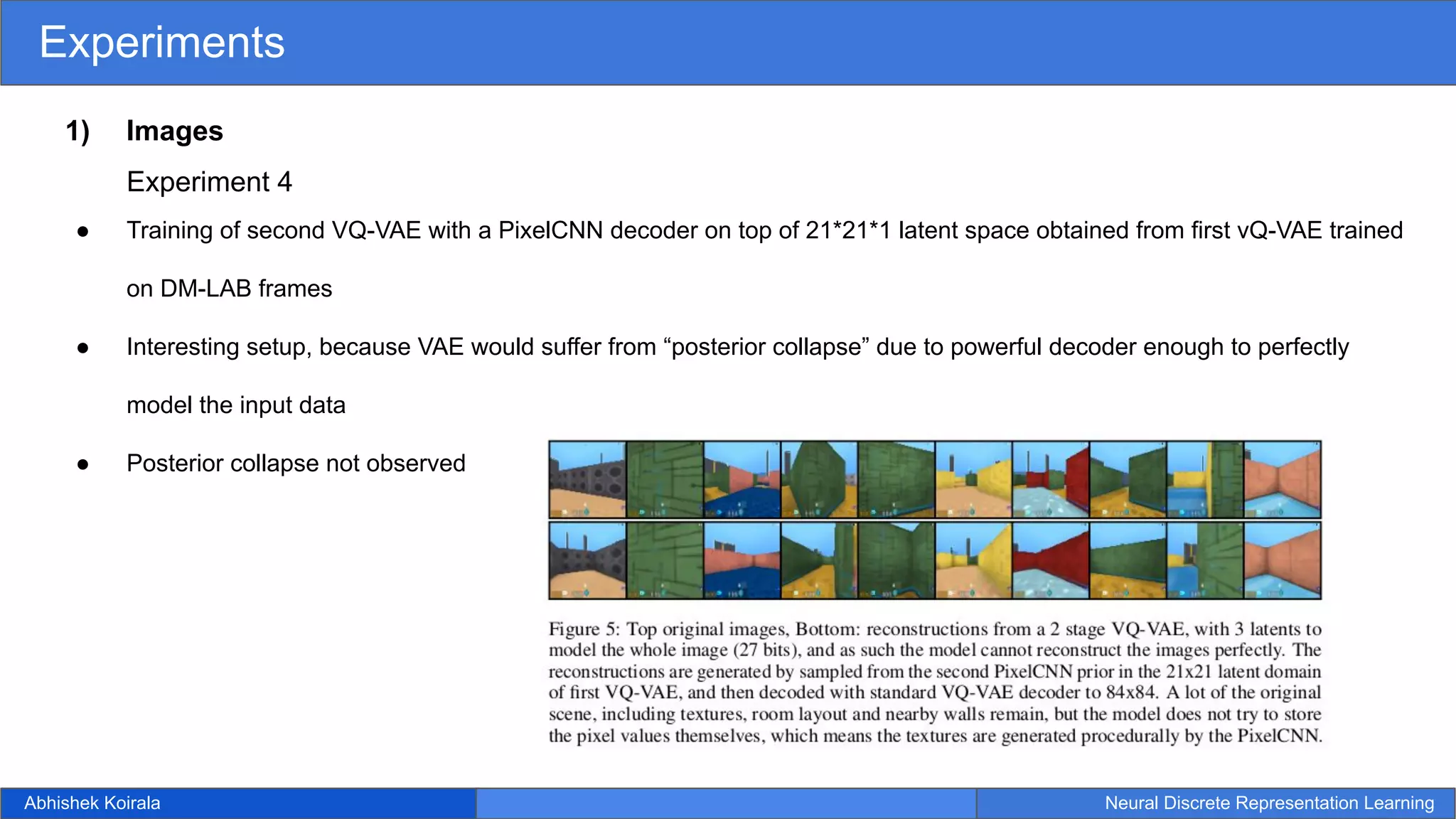Neural Discrete Representation Learning - A paper review | PDF