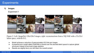 Neural Discrete Representation Learning - A paper review | PDF
