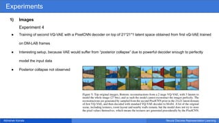 Neural Discrete Representation Learning - A paper review | PDF