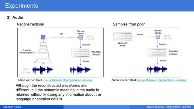 Neural Discrete Representation Learning - A paper review | PDF