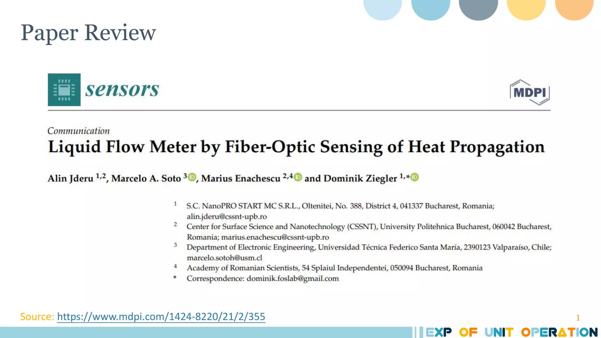 Paper Review Opti-sensor.pdf | Physics | Science