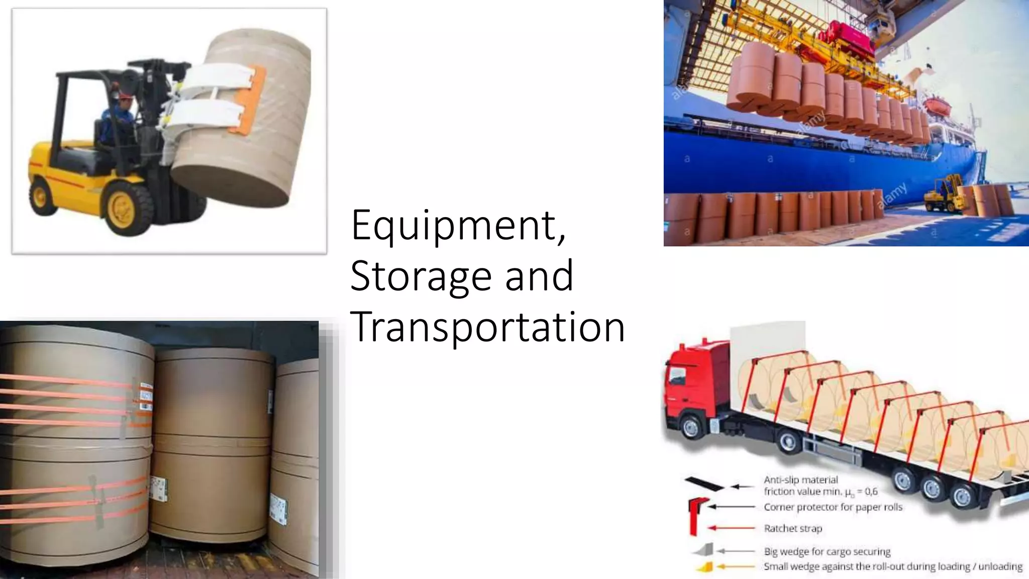Paper roll cargo-handling, risk, precatiouns | PPTX