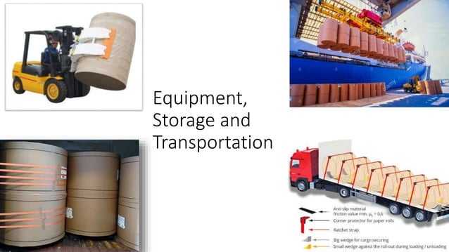 Paper roll cargo-handling, risk, precatiouns | PPT