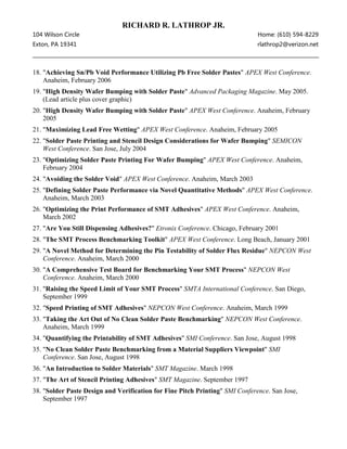 Papers lathrop | PDF