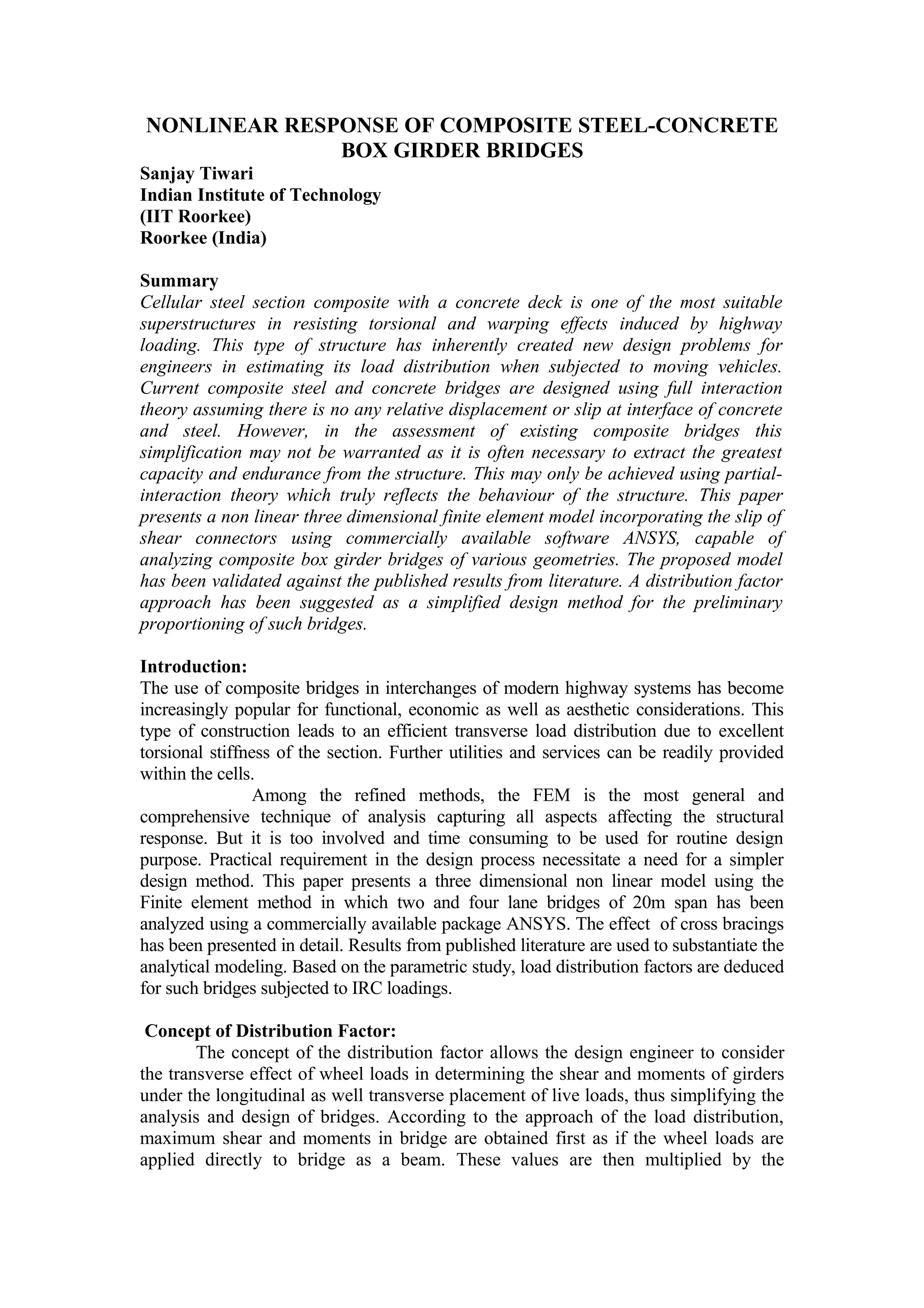 Paper sanjay tiwari | DOC