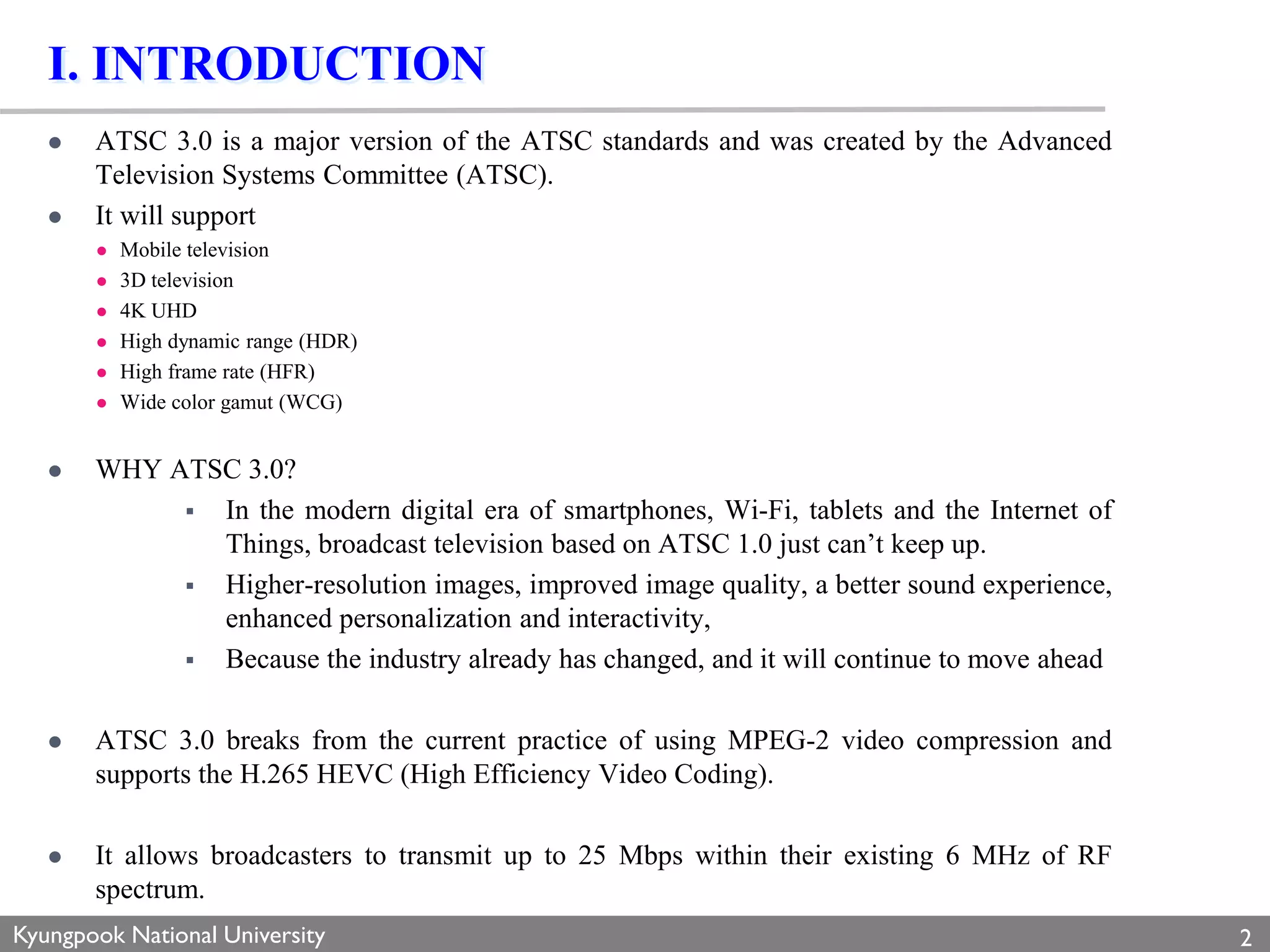 An Overview of the ATSC 3.0 Physical Layer Specification | PPTX