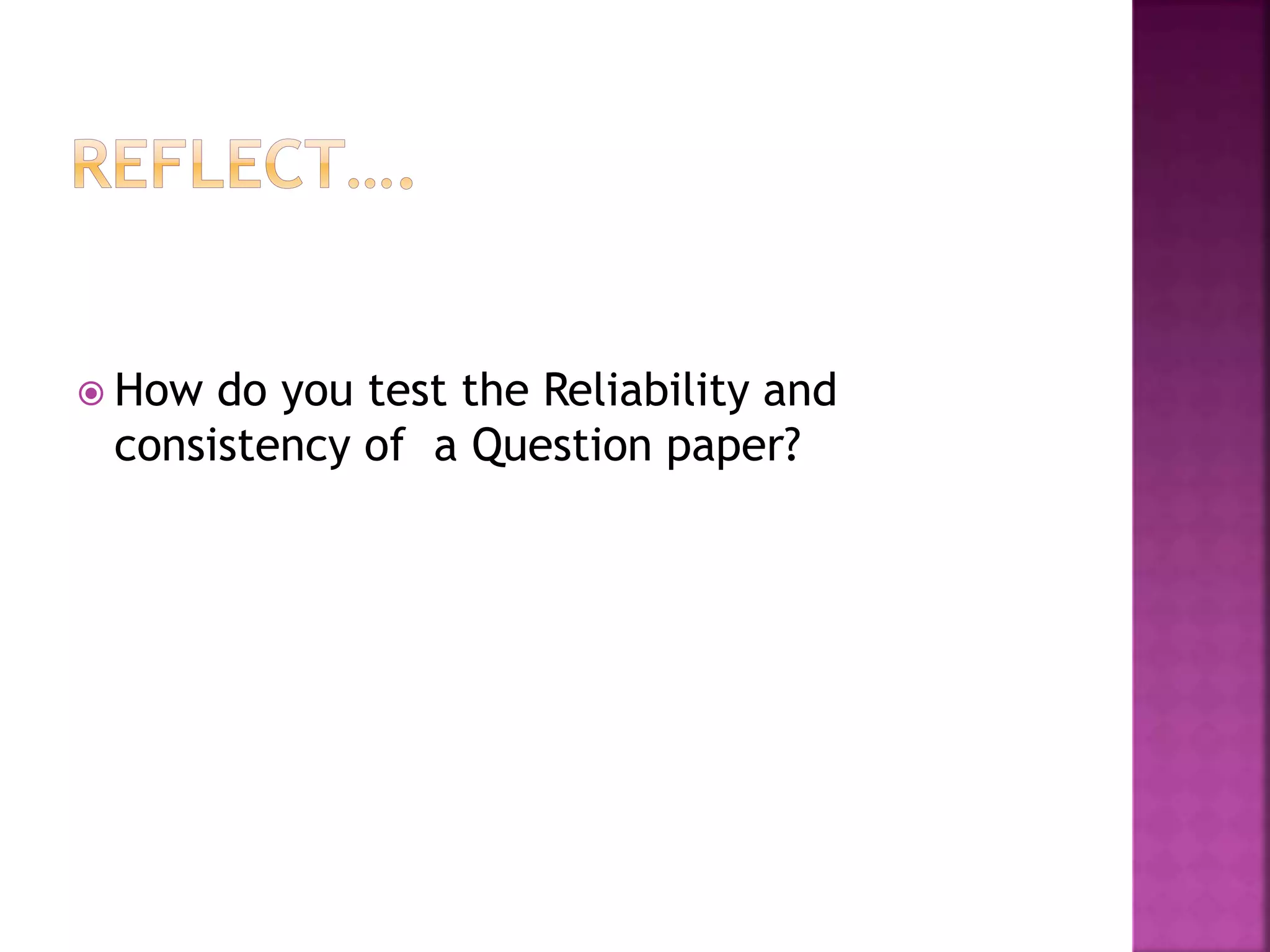 Paper setting principles and practices | PPTX