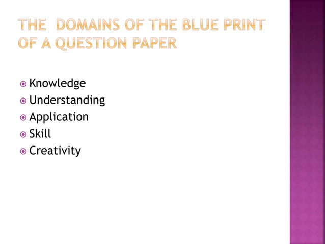Paper setting principles and practices | PPTX