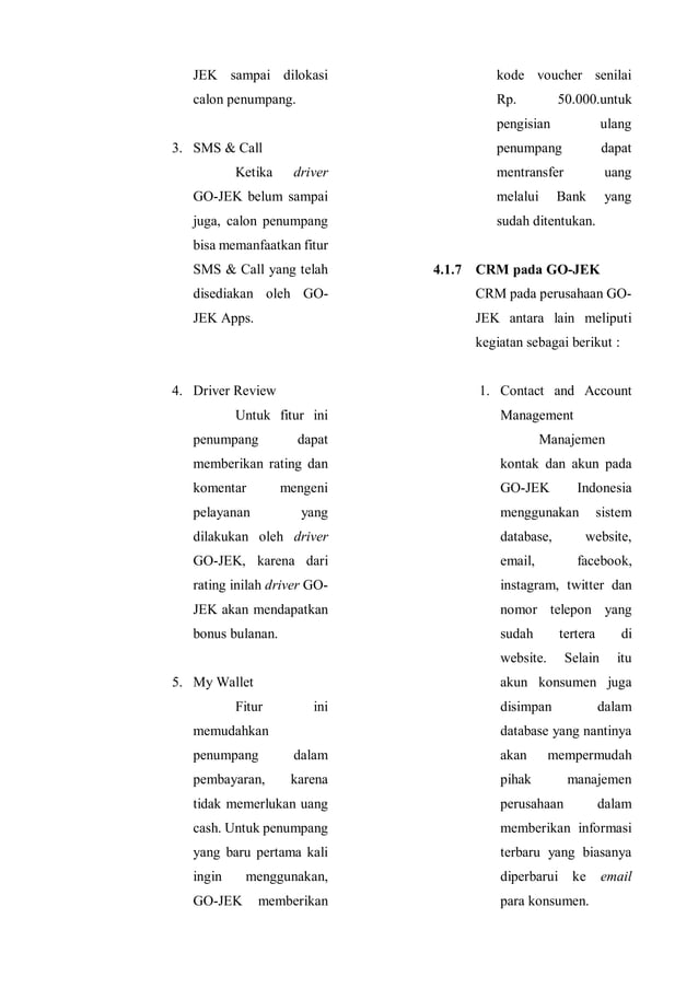 Analisis Penerapan Sistem Informasi pada PT GO-JEK Indonesia | PDF