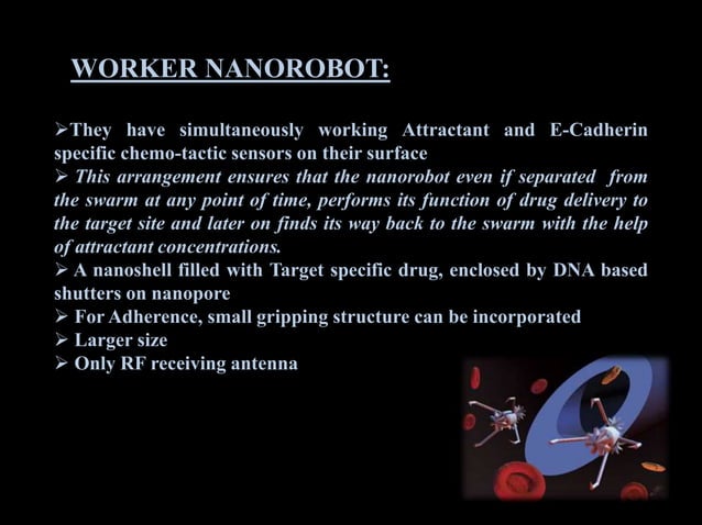 Chemical sensing based ABC swarm intelligence algorithm for cancer treating nanorobots | PPTX