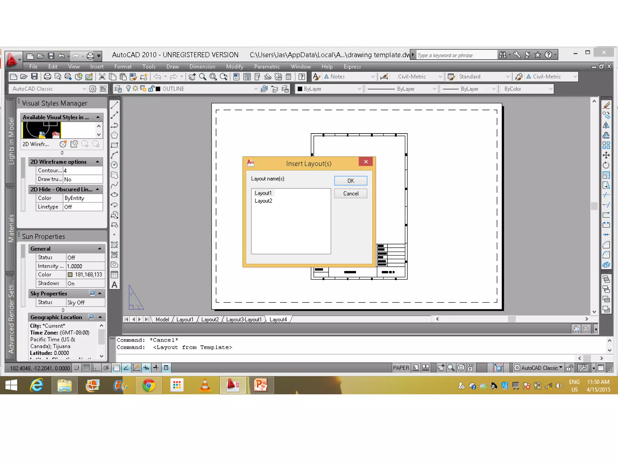 Paperspace in AutoCAD | PDF
