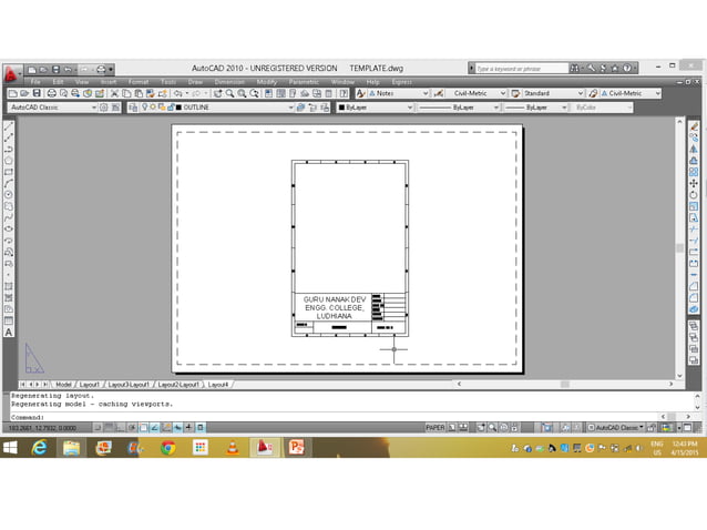 Paperspace in AutoCAD | PDF