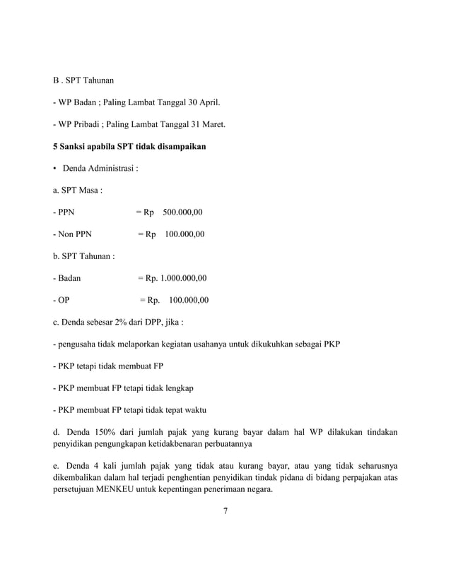 surat pemberitahuan tahunan. | DOCX