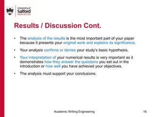 Writing a Successful Paper (Academic Writing Engineering) | PDF