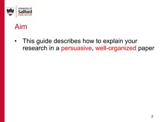 Writing a Successful Paper (Academic Writing Engineering) | PDF