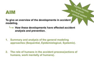 Summary of Selected Accident Modeling Papers | PPTX