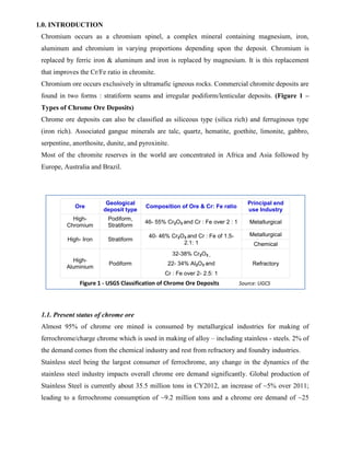 Sustainable Development through Beneficiation of Low grade Chromite ...
