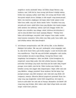 Paper Tafsir Perjanjian Baru, Efesus 6:1-9, Yoshua Nickson Sina | PDF