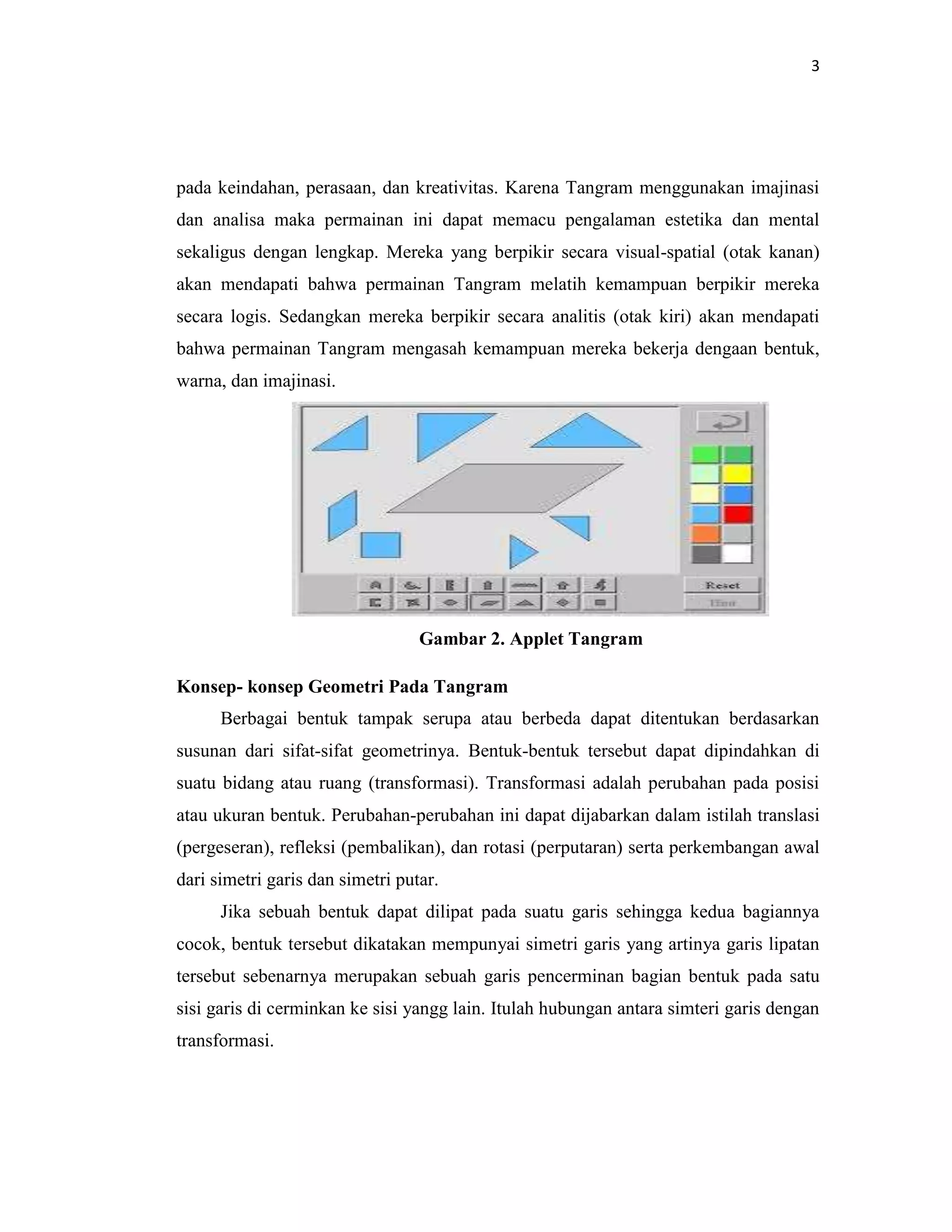 Paper tangram | PDF