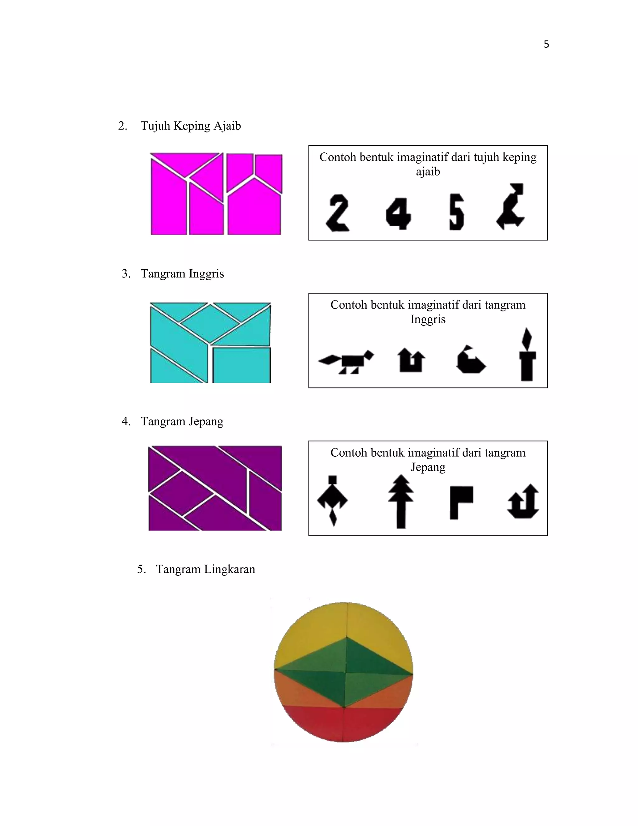 Paper tangram | PDF