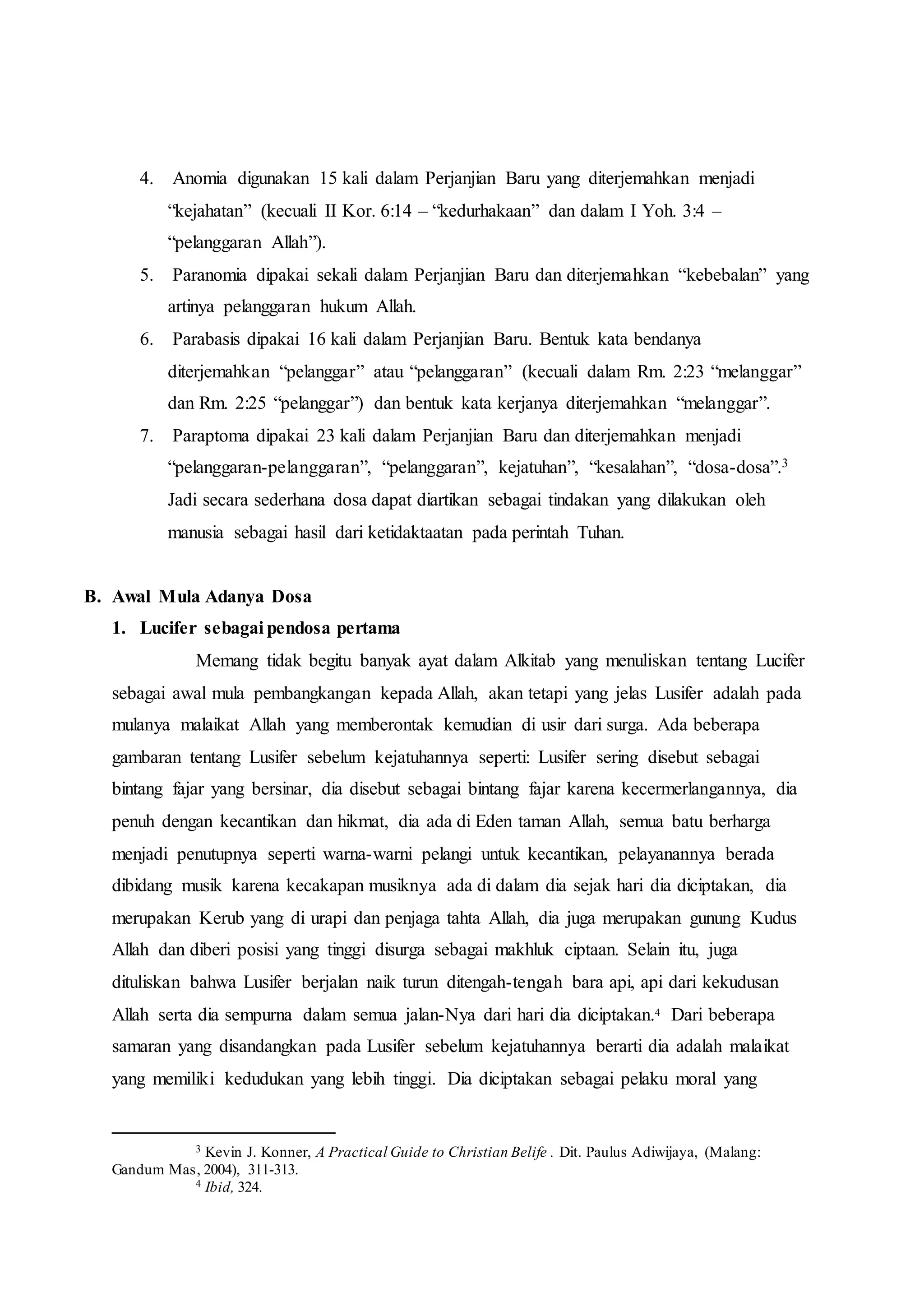 Paper tentang dosa warisan | DOCX