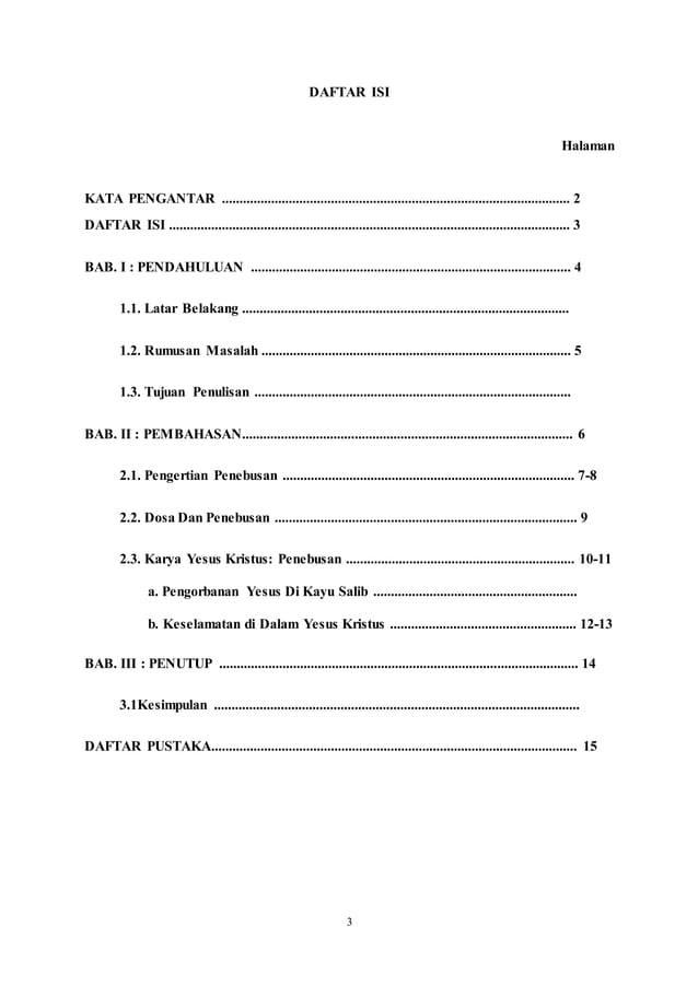 Paper teologi perjanjian baru "PENEBUSAN" (Ferdianus Seo) | PDF