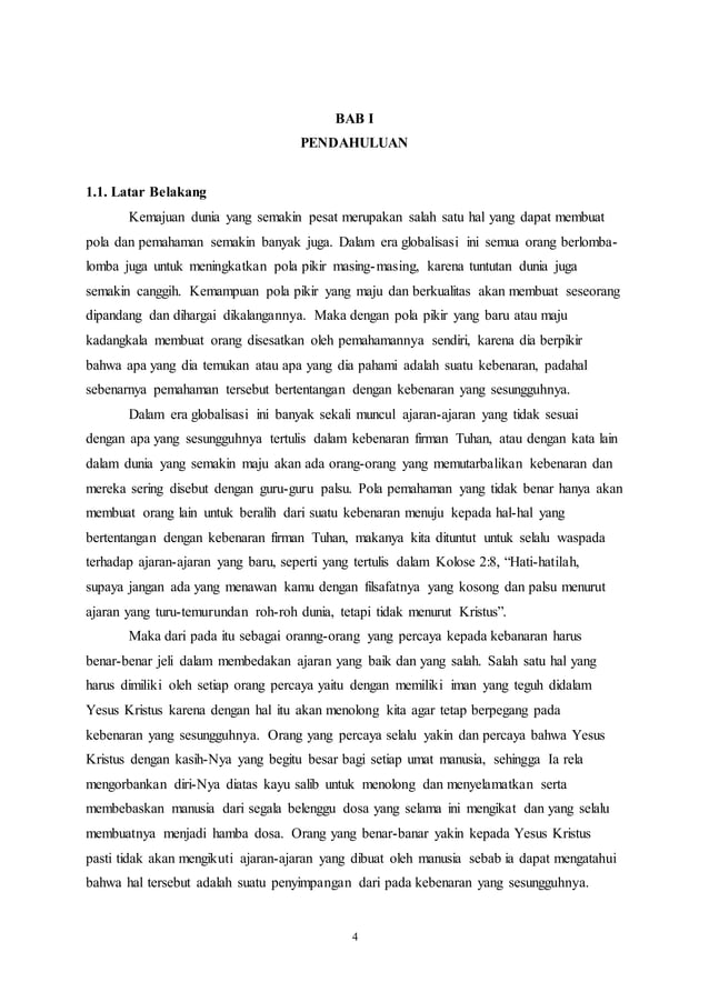 Paper teologi perjanjian baru "PENEBUSAN" (Ferdianus Seo) | PDF