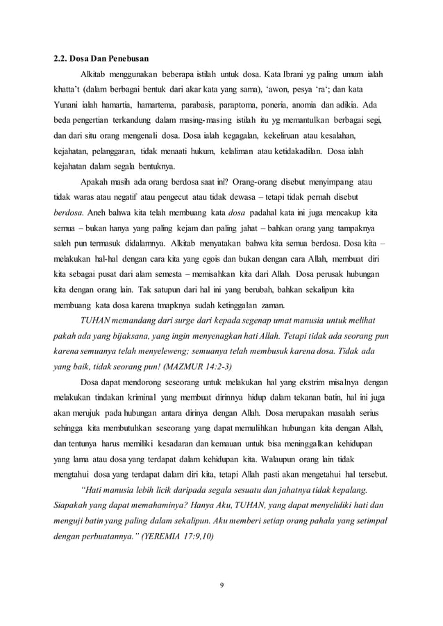 Paper teologi perjanjian baru "PENEBUSAN" (Ferdianus Seo) | PDF